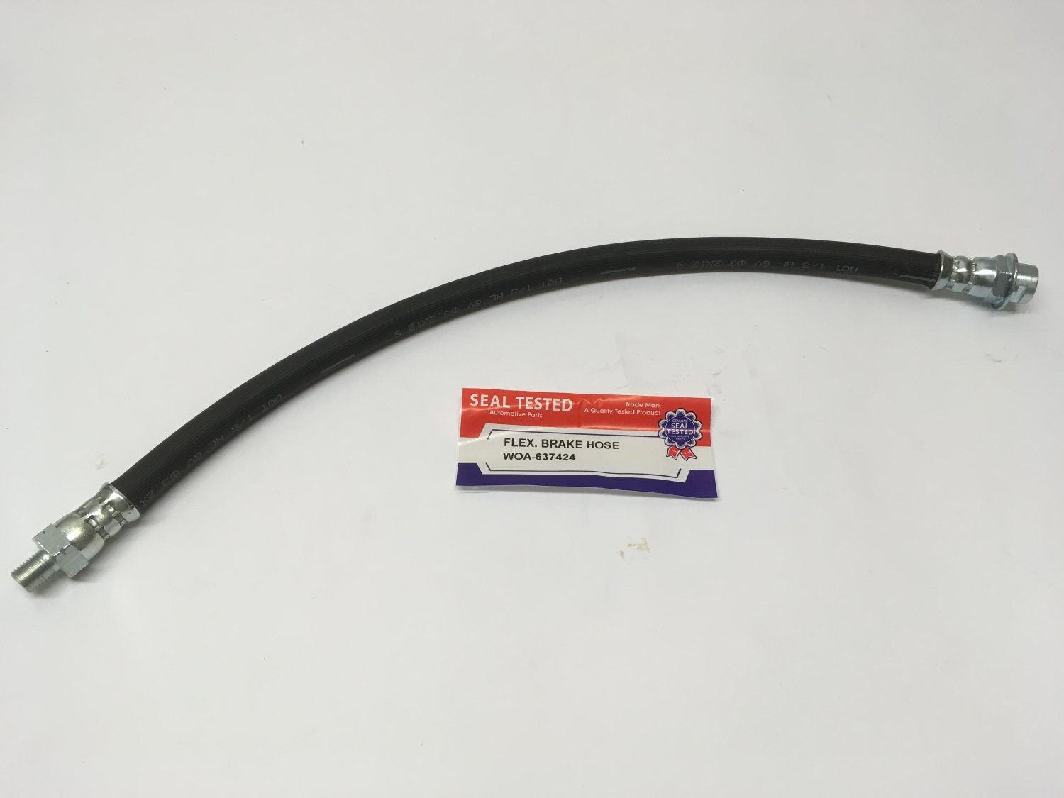 FLEX, brake hose, rear axle to tee | Desmet Jeepparts