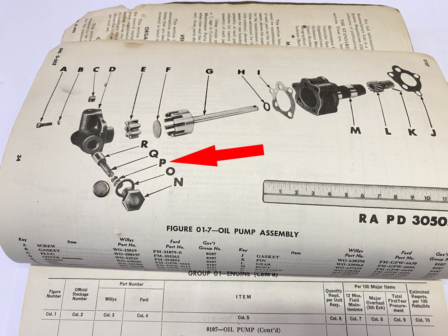 SHIM, oil pump relief spring | Desmet Jeepparts