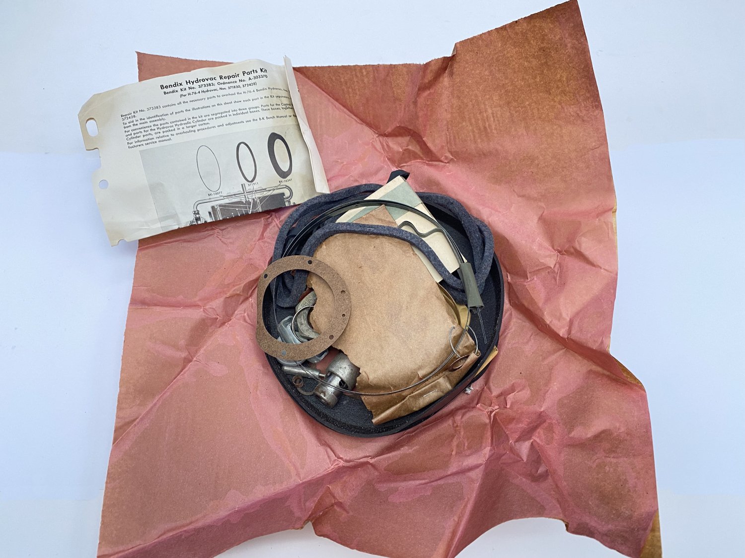 KIT, hydrovac repair (1st model) | Desmet Jeepparts