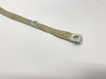 BOND STRAP, starter motor bracket bolt to generator mounting bolt (rear ...